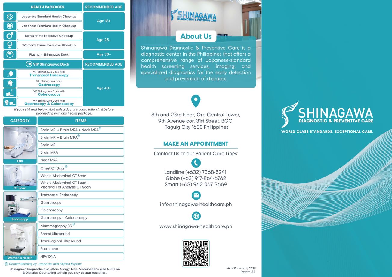 E-Brochures | Shinagawa Diagnostic & Preventive Care